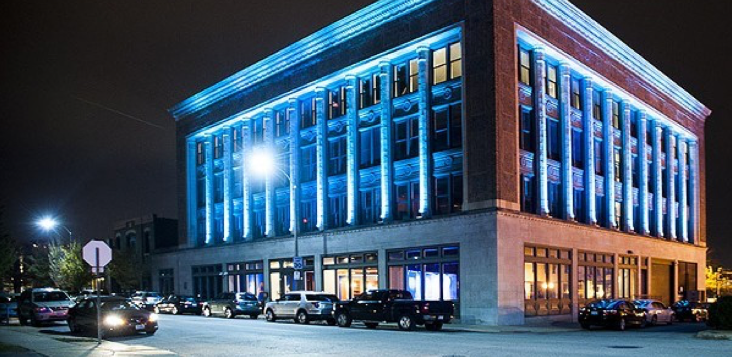 building_nighttime - Grand Center Arts District