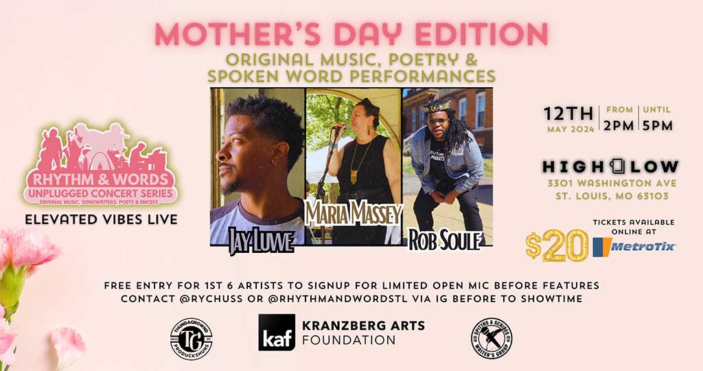 RHYTHM & WORDS STL: ELEVATED VIBES LIVE - Grand Center Arts District