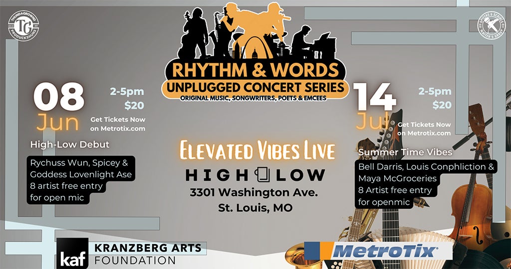 RHYTHM & WORDS STL: ELEVATED VIBES LIVE - Grand Center Arts District