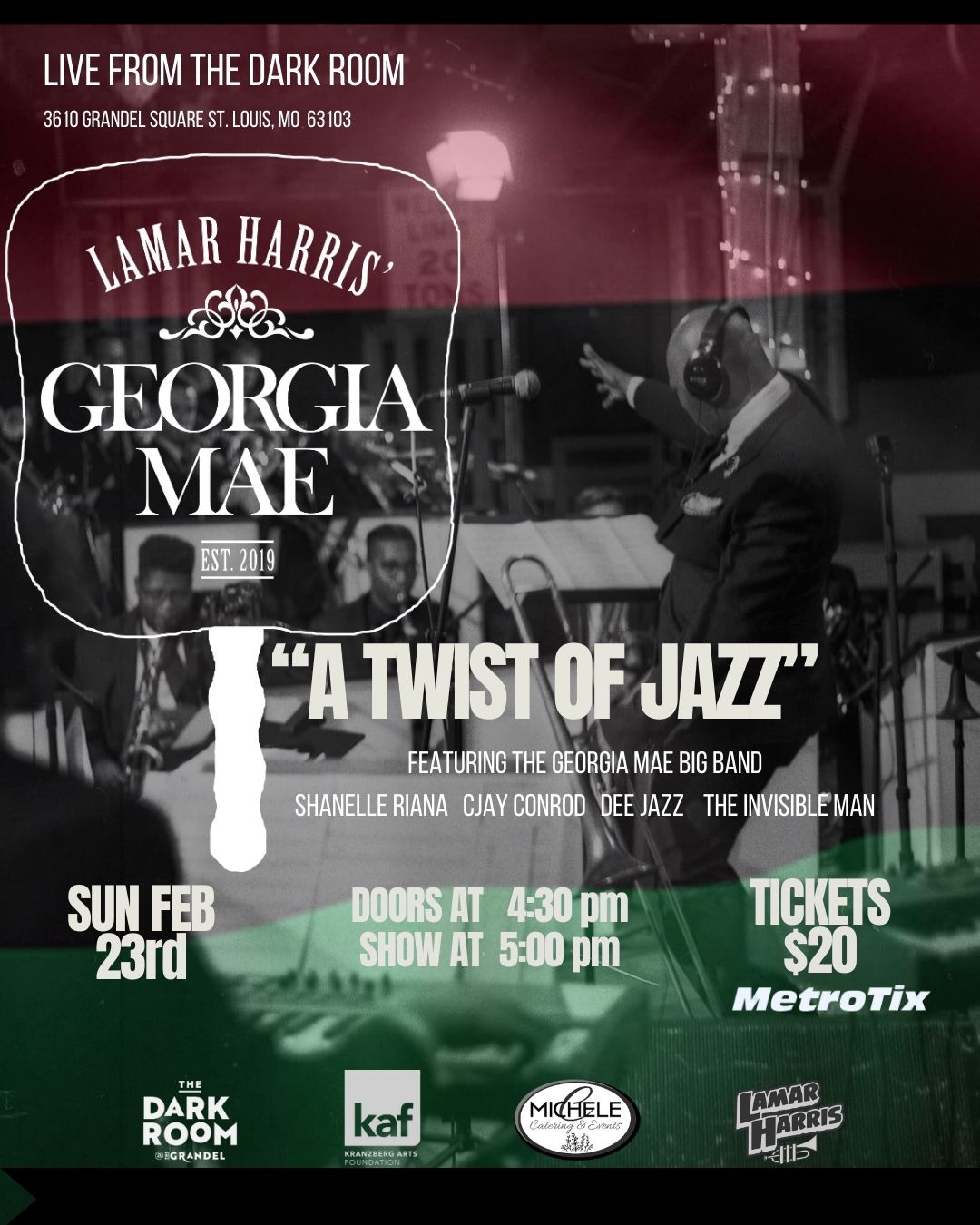 Lamar Harris' Georgia Mae: "A Twist of Jazz" - Grand Center Arts District